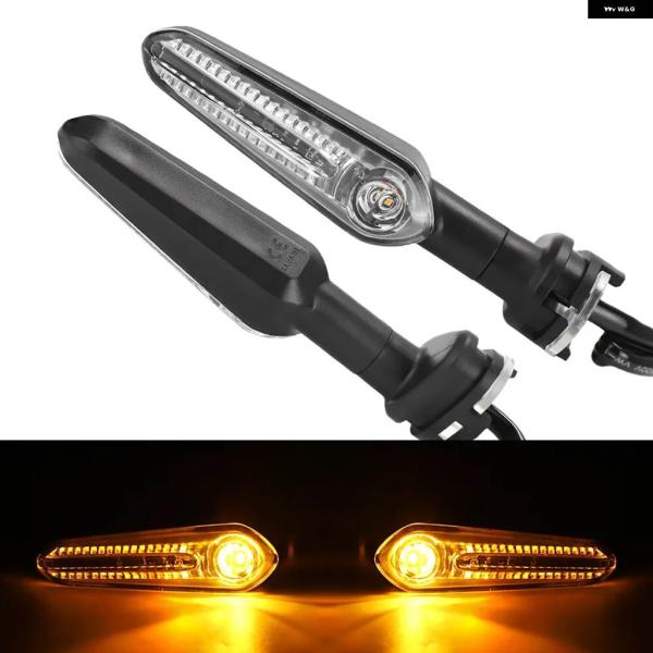 LEDウィンカー インジケーター ヤマハ 5/V2.0/V3.0 R25 R9 R1 R3 R7 R6 R6S MT03 MT07 MT09 MT10 マルチモデル対応 カスタム パーツ アクセサリーBattery Included:NoH...