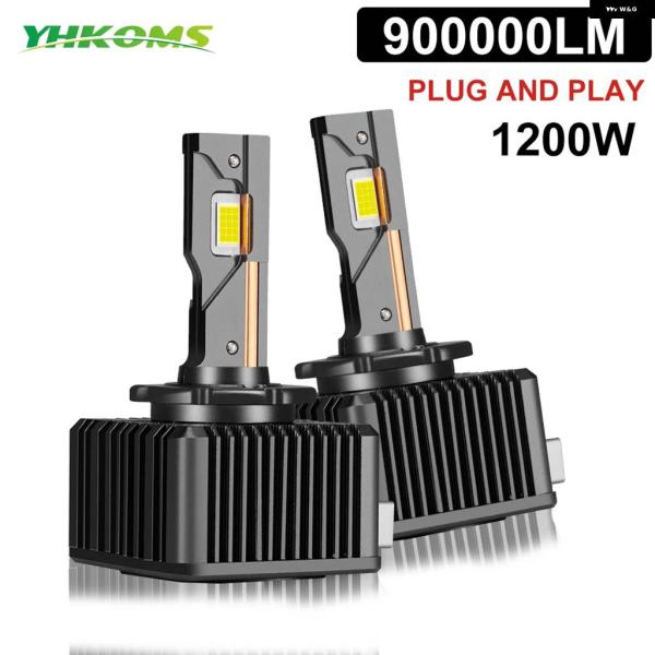 1:1 D3S LED D1S D2S D4S LED カー ヘッドライト 1200W 900000LM FAROS HID D1R D2R D3R D4R CANBUS キセノン 6000K カスタム パーツ アクセサリーHigh-con...