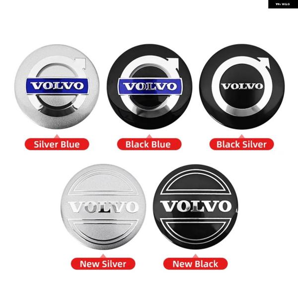 56MM 60MM 65MM 車用ホイールセンターハブキャップリムカバー ステッカー VOLVO XC40 XC60 V60 V40 XC90 V50 S60 V70 S90 AWD カスタム パーツ アクセサリーHigh-concerne...