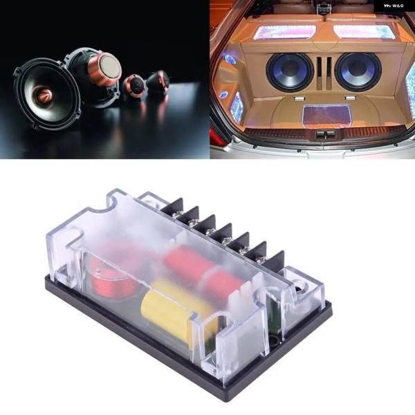 2個 車載用2ウェイ オーディオ スピーカー 周波数分割器 ウーファー ウェーブ フィルター カー オーディオ クロスオーバー カー スピーカー カスタム パーツ アクセサリーHigh-concerned chemical:NoneItem...