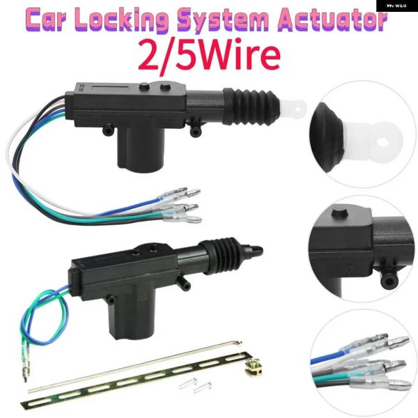 2/5線式電動リモートセントラルドアロック アクチュエーター 12Vロック システム シングルガンタイプキット カスタム パーツ アクセサリーHigh-concerned chemical:NoneItem Height:50 mmItem...