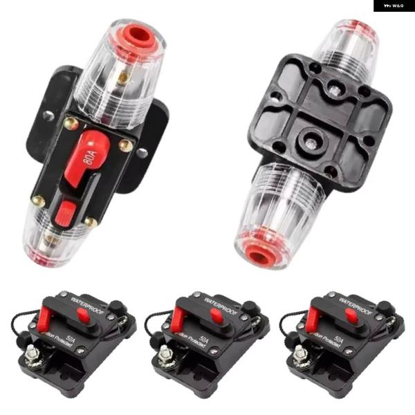 手動リセット式 防水 カーボート用20A-300A回路ブレーカー12V-48V電源ヒューズ カスタム パーツ アクセサリーEU LVD Voltage:Low voltage: Below 50Vac or 75VdcHigh-concer...