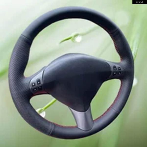 DIY 滑り止め 147 2000-2010 GT 2004-2010 インテリア カー ステアリング ホイール カバー アルファロメオ カスタム パーツ アクセサリーHigh-concerned chemical:NoneSize:25*...