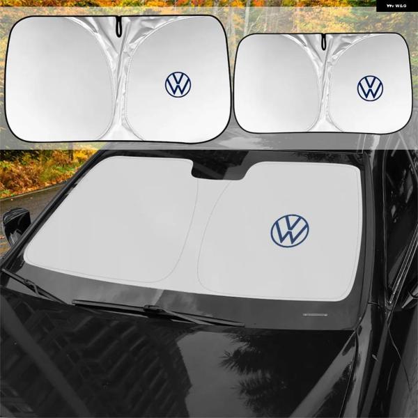 サンシェード フロントガラス サンシェード プロテクター VW フォルクスワーゲン CC T-ROC ゴルフ シャラン 7N パサート ポロ ティグアン Rライン カスタム パーツ アクセサリーHigh-concerned chemical...