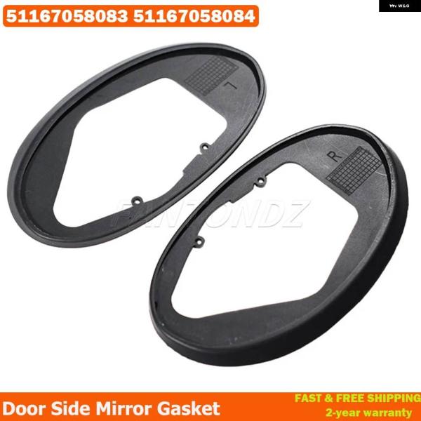 ドアミラー 用ゴム製ガスケットシール 1ペア MINI COOPER R50 R52 R53 51167058083 51167058084 ミラー シーリングガスケット カスタム パーツ アクセサリーHigh-concerned chem...