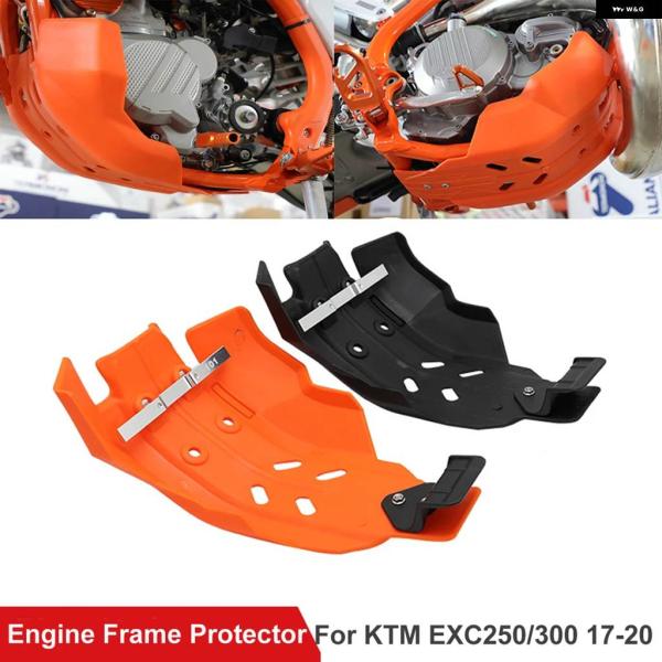 オートバイ エンジン フレーム ガードカバー KTM XCF SXF EXC 250 300 350 2016-2021 ダートピット バイク スキッドプレート 2 4 ストローク カスタム パーツ アクセサリーProtective par...