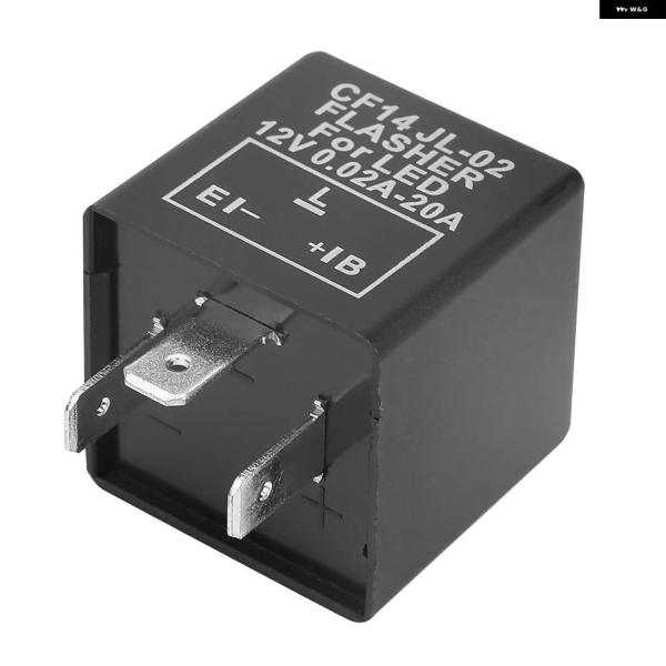 CF14 JL-02 3ピンLEDフラッシャー フラッシュリレー ウインカーライト ハイパーフラッシュ 12V LEDリレー 車 バイク カスタム パーツ アクセサリーHigh-concerned chemical:NoneSpecial ...