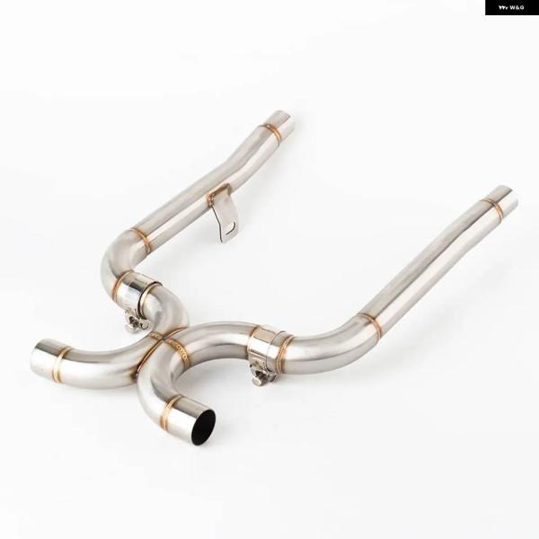 オートバイ 排気 システム リンク パイプ トライアンフ ボンネビル T120 T100 EURO 5 2021-2024 L-X パイプ T120排気 T100マフラー カスタム パーツ アクセサリーHigh-concerned chem...