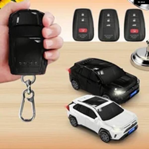 トヨタ RAV4 モデル キーケース トヨタ CHR プリウス RAV4 カムリ カローラ スマートリモート カーキーカバー フォブ ホルダー バッグ キー チェーン カスタム パーツ アクセサリーHigh-concerned chemic...