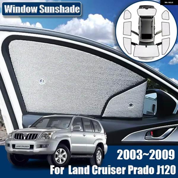 車 SUNES トヨタ ランドクルーザー プラド J120 LC120 FJ120 2003 2009 サンスクリーン バイザー 紫外線防止サン ブラインド インテリア カスタム パーツ アクセサリーProduct application ...