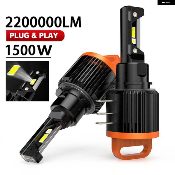 SUPER GT7 H15 LED ヘッドライト バルブ G2 PRO LED ゴルフ 6 MK3 CANBUS ランプ ハイ/ロービーム デイタイム ランニングライト ゴルフ カスタム パーツ アクセサリーHigh-concerned c...