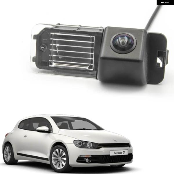 魚眼リアビュー カメラ フォルクスワーゲン VW シロッコ R/GTS 2008 - 18 車用バック カメラ カスタム パーツ アクセサリーHigh-concerned chemical:NoneGuiding Line:YesLens ...