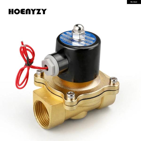 DN15 DN20 DN25 電気 ソレノイド バルブ 1/2インチ 3/4インチ 1インチ ノーマルクローズ エア圧 水油 エア 12V 24V 220V カスタム パーツ アクセサリーNC or NO:Normally ClosedAc...