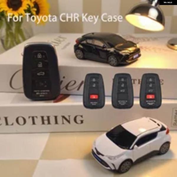 CHR 車種キーケース トヨタ CHR プリウス RAV4 カムリ カローラ リモートカーキーカバー キー ホルダー カスタム パーツ アクセサリーHigh-concerned chemical:NoneBrand Name:ICAROri...