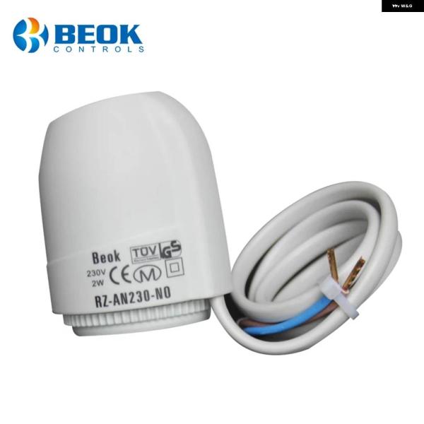 BEOK 230V 常時開型サーマル電動アクチュエータ マニホールド 床暖房用 サーボ バルブ なし システム ホワイト 220V カスタム パーツ アクセサリーHigh-concerned chemical:NoneNC or NO:No...