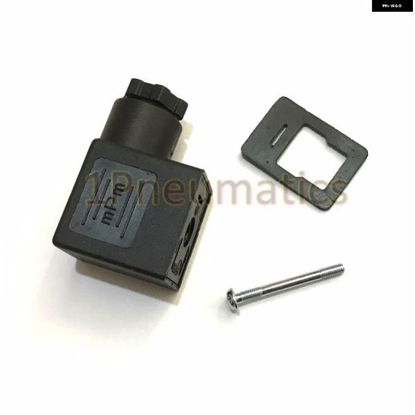 10個 DIN コネクタ ボックス ネジとガスケット ソレノイド コイルコネクタプラグ DIN43650B カスタム パーツ アクセサリーActuator Mode:Without Manual And InstructionStructu...