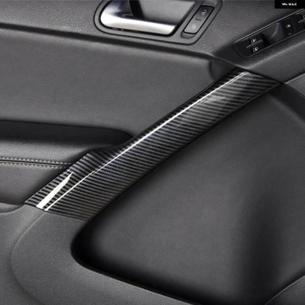 VW ティグアン 2008 - 16 インテリア ドア アームレスト ハンドルプルカバー トリム カスタム パーツ アクセサリーHigh-concerned chemical:NonePlacement on Vehicle:FRONTCo...