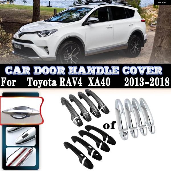 トヨタ RAV4 2013 〜 2018 RAV4 XA40 車用 ドアハンドル カバー 傷防止 装飾 カスタム パーツ アクセサリーHigh-concerned chemical:NoneItem Weight:0.3kgItem Wid...
