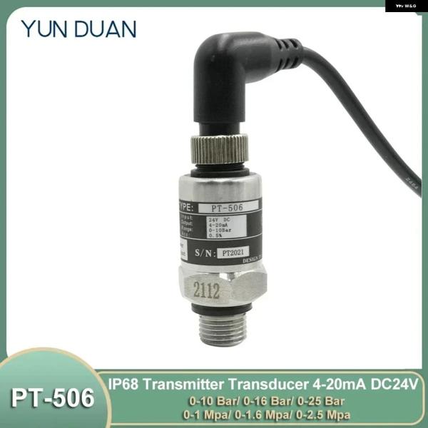 IP68 圧力トランスデューサー 圧力トランスミッター ウォーター ポンプ センサー 0-16BAR/0-10BAR/25BAR 1/1.6MPA/2.5MPA 4-20MA G1/4 カスタム パーツ アクセサリーHigh-concern...
