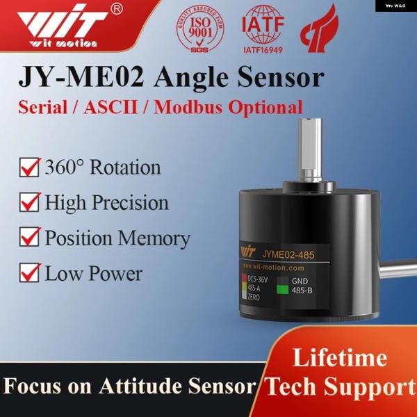 JY-ME02 ロータリーアブソリュートエンコーダ デジタル高精度レンジセンサー 485 CAN インターフェース 電源オフメモリレンジセンサー カスタム パーツ アクセサリーHigh-concerned chemical:Noneis_c...