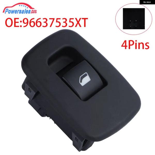 パワーウィンドウスイッチ ボタン シトロエン C3 II C1 2005-2016 96637535XT 529076433 6490.CJ 6490CJ カスタム パーツ アクセサリーHigh-concerned chemical:Non...