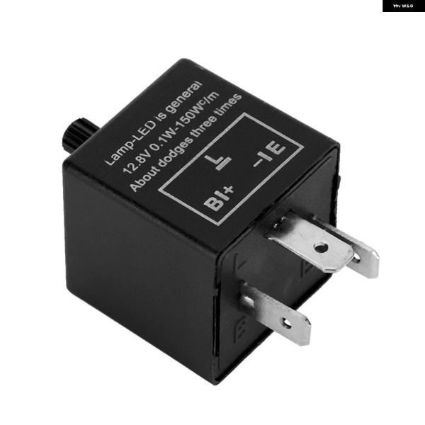 12V 3ピンLED ライトフラッシャーブリンカーリレーウィンカー インジケーター カスタム パーツ アクセサリーHigh-concerned chemical:NoneSpecial Features:Flasher RelayItem ...