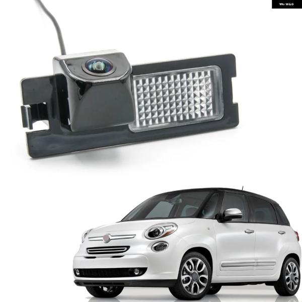CCD HD AHD 魚眼リアビュー カメラ FIAT 500L 2012 - 19 車用リバース パーキング モニターアクセサリー カスタム パーツ アクセサリーHigh-concerned chemical:NoneGuiding Li...