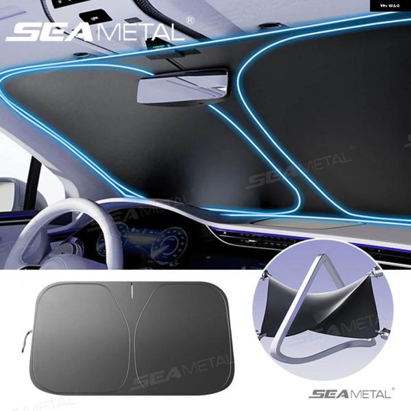 フロントガラス サンシェード カバー フロントウィンドウサンシェード 99.95% UVカット UPF2000+ カーテンカバー カスタム パーツ アクセサリーProduct application scenarios:OtherCraft...