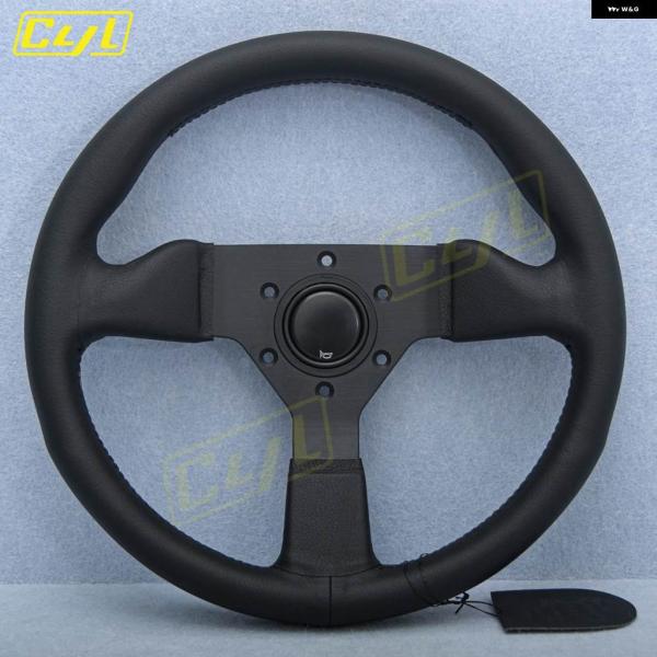 12.5インチ 315MM マイクロファイバーレザー ステアリングホイール レッドステッチ レーシングスポーツ ステアリングホイール カスタム パーツ アクセサリーHigh-concerned chemical:NoneBrand Name...