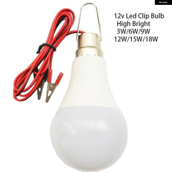 LED 電球 DC 12V 12V-85V 3W 5W 9W 12W 15W 18W 1.2Mワイヤー LEDランプ 6000K ライトランプ ホームデコレーション LEDランプ ホームデコレーション カスタム パーツ アクセサリーPowe...