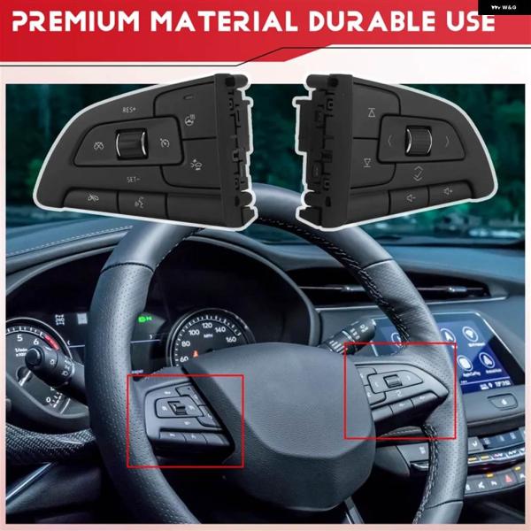 車用 ステアリングホイール クルーズ コントロール スイッチ ボタン ヒーター機能 86522937 86522934 キャデラック XT4 2019-2021 カスタム パーツ アクセサリーHigh-concerned chemical:...