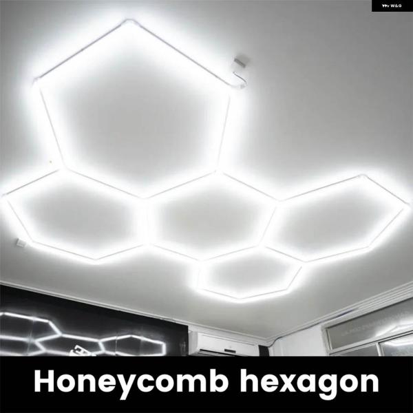 ガレージハニカム六角形LEDホワイトライトスーパー6500K色温度天井ガレージに設置 カスタム パーツ アクセサリーPower Source:ACLuminous Flux:2000-82000High-concerned chemical...