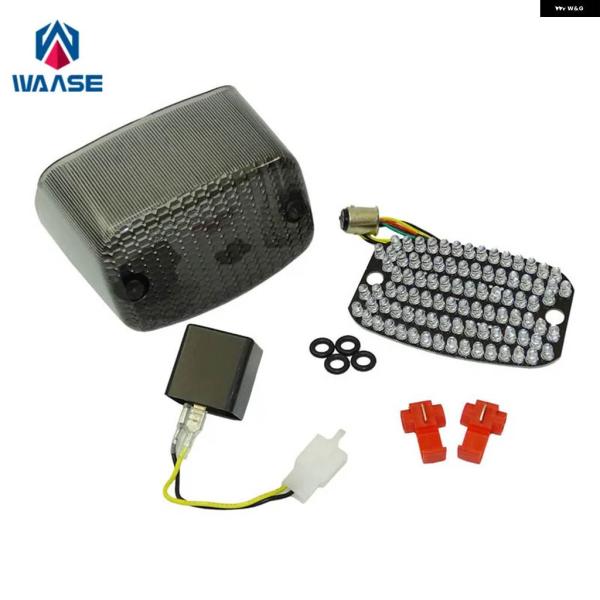 ヤマハ VMAX 1200 VMX1200 1985-2002 - 07 E-MARK テールライト ブレーキ ウィンカー 一体型LEDライト カスタム パーツ アクセサリーBattery Included:NoModel Name:For...