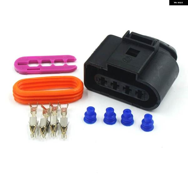 5/10セット 4B0973724 VW パサート B5 B7 ルポ ティグアン ポロ トゥーラン ゴルフ シュコダ オクタビア セアト レオン イグニッション コイルコネクタ 1J0973724 カスタム パーツ アクセサリーHigh-c...
