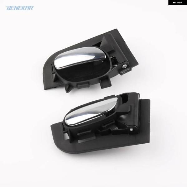 クローム インテリア ドアハンドル ペア プジョー 206 207 206CC シトロエン C2 カスタム パーツ アクセサリーHigh-concerned chemical:NoneOther Part Number:9623698477...