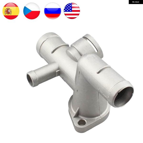 アルミ エンジン 冷却 クーラント ホース コネクタ パイプ 06A 121 133J ジェッタ ゴルフ MK4 ベットル A3 S3 TT セアト レオン イビサ 1.8T カスタム パーツ アクセサリーHigh-concerned ch...