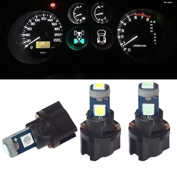 10個 T5 車用 3SMD 3030 ウェッジ LED 電球 ランプ ダッシュボード 計器 ホワイトピン ク アイスブルー レッド イエロー グリーン カスタム パーツ アクセサリーHigh-concerned chemical:None...