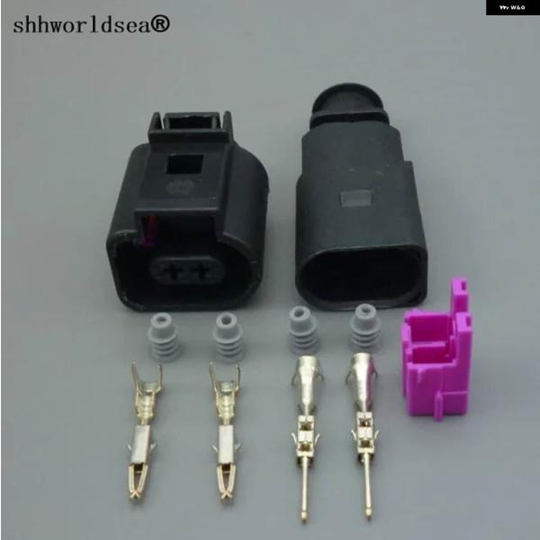 2PIN 1.5MM 1J0973802 1J0973702 温度センサープラグ デフレーション バルブ プラグ 防水 電線コネクタ カスタム パーツ アクセサリーHigh-concerned chemical:NoneSpecial Fe...
