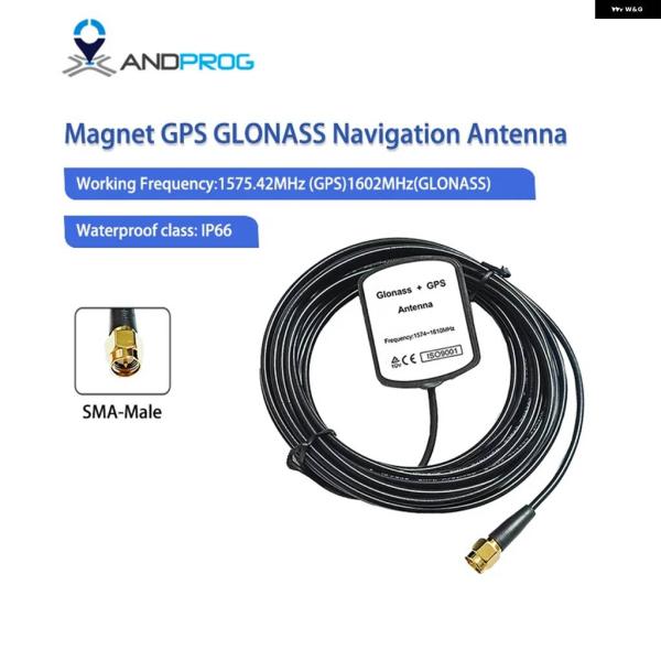 IP67 防水 車載GPS GLONASSアンテナ 小型マグネット マウント アンテナ カスタム パーツ アクセサリーHigh-concerned chemical:NoneModel Name:GGA005Brand Name:ANDPR...