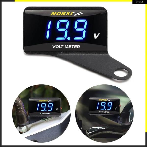 NMAX NORXI MOTO DC 12V LED デジタル ディスプレイ 電圧計 ミニ電圧計 ホンダ ヤマハ カワサキ ドゥカティ KTM カスタム パーツ アクセサリーHigh-concerned chemical:NoneBuilt...