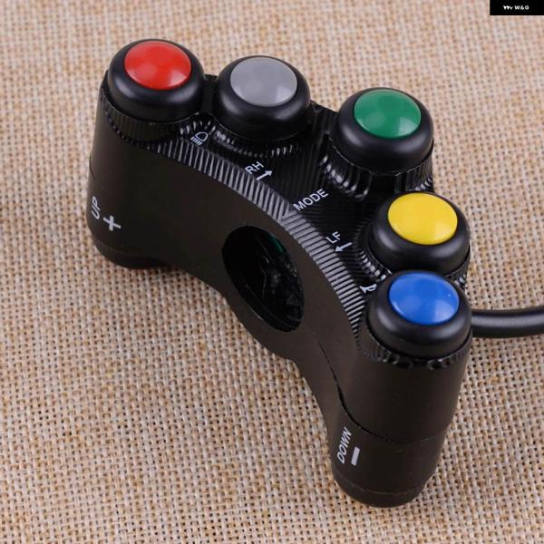 7 ボタン 多機能ATV オートバイ コントロール スイッチ アセンブリ 22MM ハンドルバー モーメント/ラッチングスーペリア カスタム パーツ アクセサリーHigh-concerned chemical:NoneSpecial Fea...
