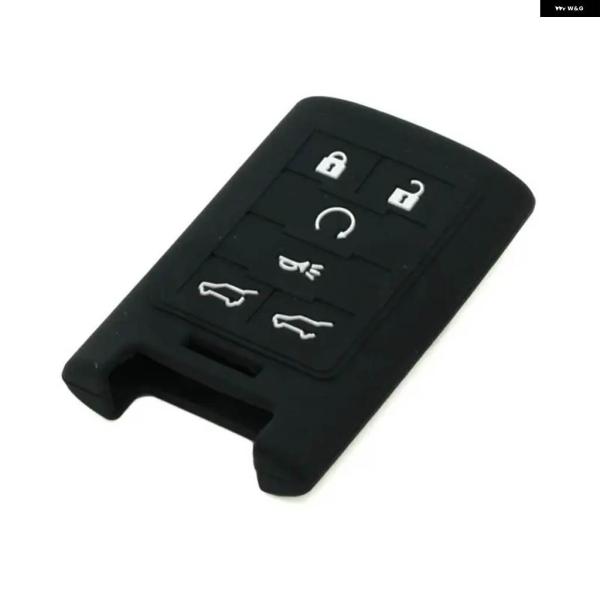 6 ボタン リモートスマートキーシリコンフォブケース ホルダー カバー キャデラック CTSエスカレード カスタム パーツ アクセサリーOrigin:Mainland ChinaMaterial:Silica GelBlack 6 Butt...
