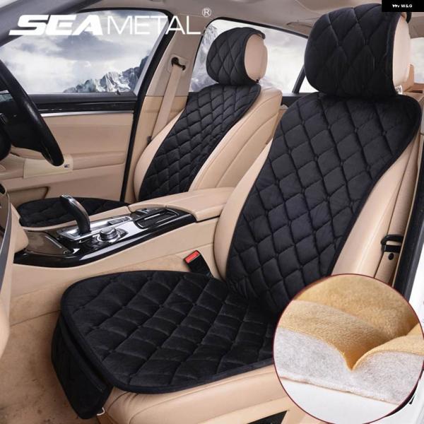 カーシートカバー プラッシュ ホット 冬用 モバイルシートカバー セット カーシート クッション プロテクター マット インテリア カスタム パーツ アクセサリーFilling:NoneTarget Pet:OtherThickness:S...