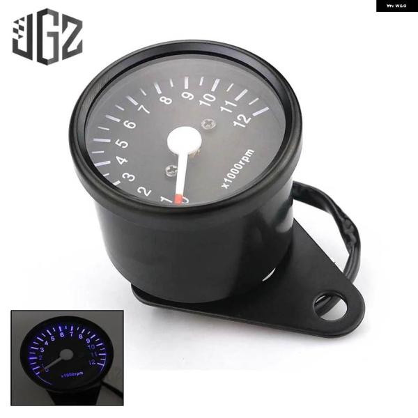 オートバイ 1000RPM タコメーター LED ライトスクリーン 12V メーターゲージ スピード メーター ホンダ ヤマハ ドゥカティ BMW カスタム パーツ アクセサリーHigh-concerned chemical:NoneBui...