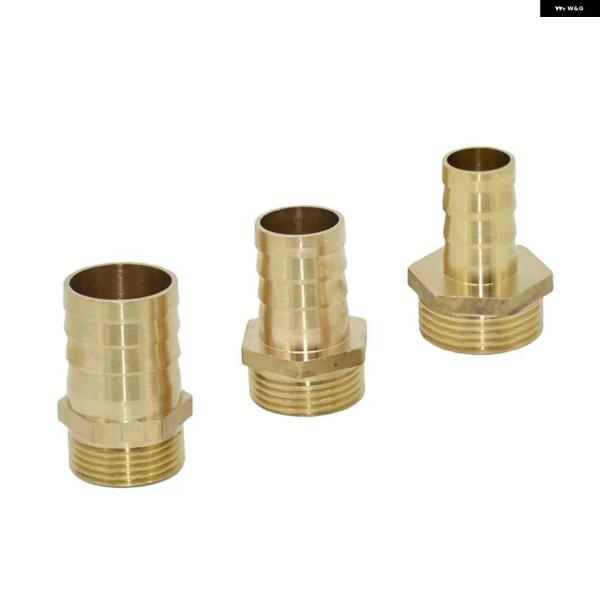 16MM 19MM 25MM 32MM1インチ オス水ホースバーブコネクタ 真鍮 DN15 DN20 DN25 チューブ ジョイント ガーデンホースコネクタ 1個 カスタム パーツ アクセサリーPressure:＜850 kPaHigh-c...