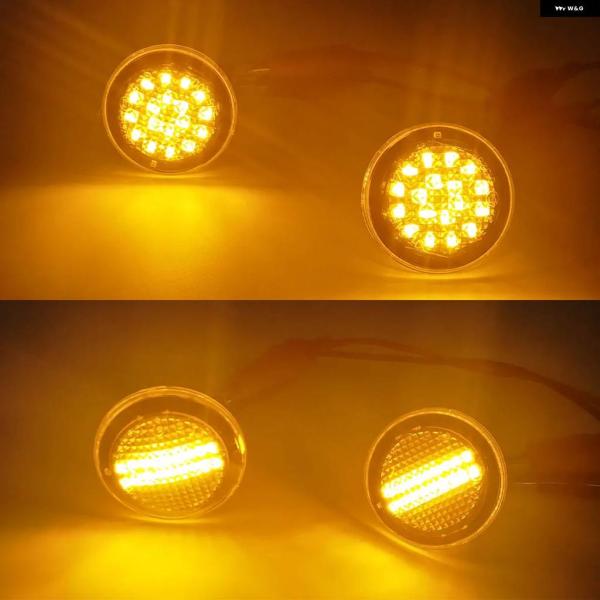 カーダイナミック ランド レンジローバー L322 2002-2012 LED サイドリピーター インジケーター ライト 流れるサイドマーカー シグナルランプ ライト カスタム パーツ アクセサリーHigh-concerned chemic...