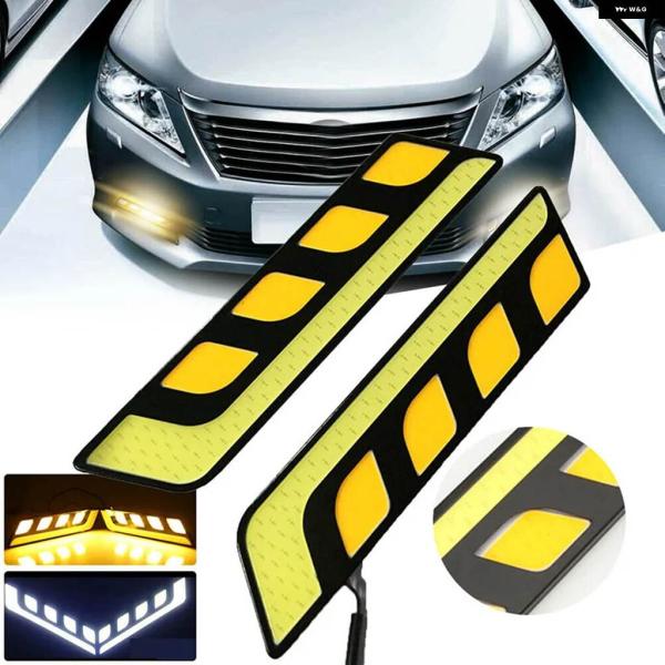 1個 LED COB フォグランプ 車用 デイ点灯 DRL 防水 ウィンカーライト カスタム パーツ アクセサリーHigh-concerned chemical:NoneVoltage:12 VSpecial Features:Car Da...