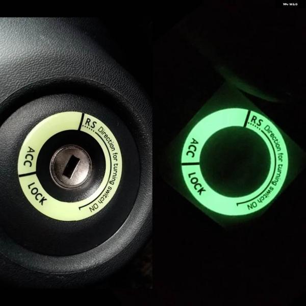 夜間発光車用 イグニッション キーリング ステッカー SMART FORTWO FORFOUR453 451 450用 カスタム パーツ アクセサリーHigh-concerned chemical:NoneCategory:3DType O...