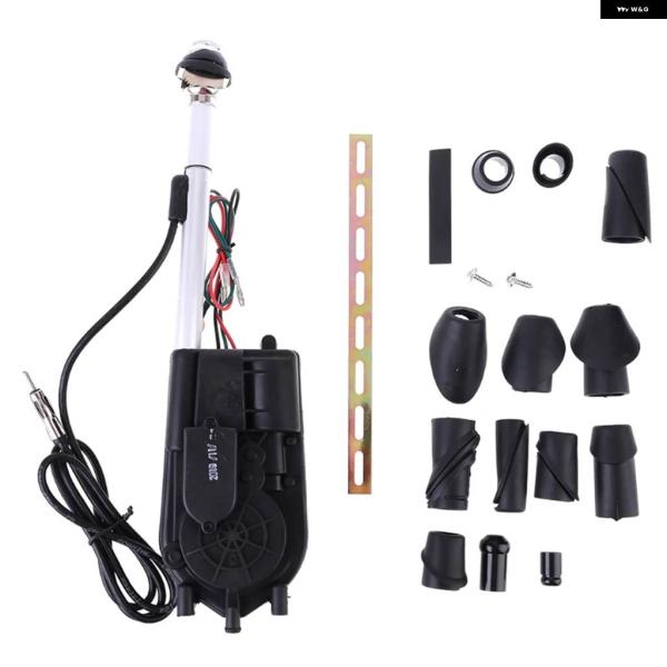 車用電源 電動アンテナ マスト AM FM ラジオ 12V 車両 アウター 電源アンテナ 防水 カスタム パーツ アクセサリーHigh-concerned chemical:NoneItem Weight:Approx.789gFreque...