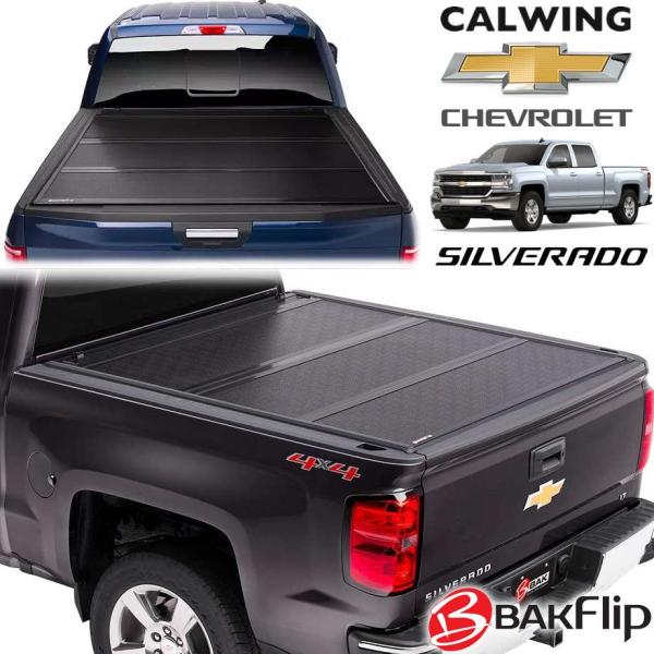 シルバラード '14y-'18y BAKFlip G2 トノカバー 5.8フィート トリプルフォールド ハードタイプ ブラック BAK INDUSTRIESアメリカのトラックアフターマーケットパーツで大人気のトノカバー。荷室内のほこりや汚れ...